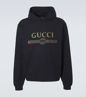 Gucci Logo Jersey Hoodie