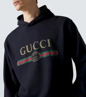 Gucci Logo Jersey Hoodie