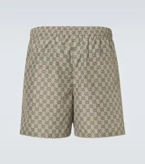 Gucci Gg Print Swim Trunks