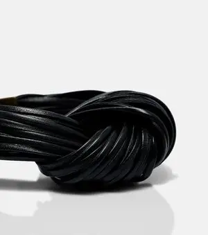 Bottega Veneta Leather Bracelet - Black