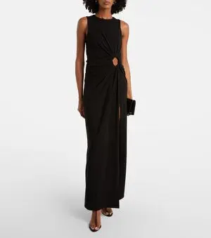 Sportmax Jersey Maxi Dress - Black