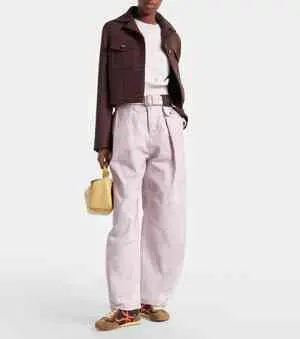 Loewe Belted Wide-leg Jeans