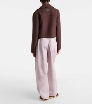 Loewe Belted Wide-leg Jeans