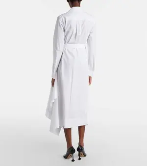 Loewe Draped Cotton Wrap Dress