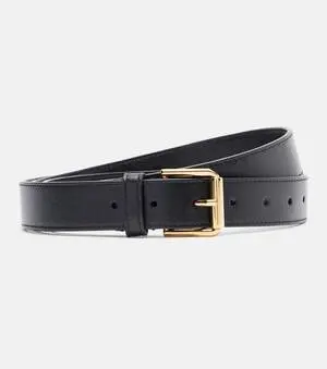 Givenchy Voyou Leather Belt - Black