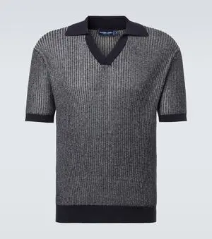 Frescobol Carioca Rino Cotton And Cashmere Polo Shirt - Blue