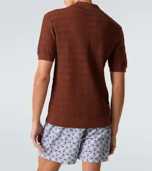 Frescobol Carioca Vidal Knit Cotton Polo Shirt