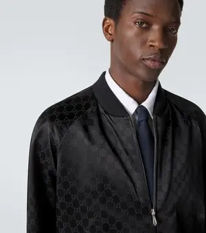 Gucci Web Stripe Neck Tie - Blue