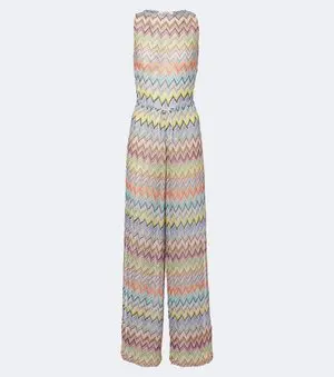 Missoni Zigzag Lamé Jumpsuit - Multicoloured