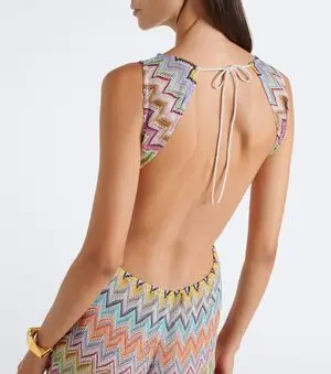 Missoni Zigzag Lamé Jumpsuit - Multicoloured