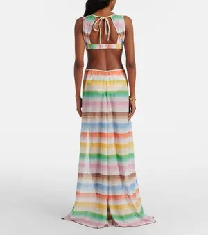 Missoni Zigzag Open-back Lamé Jumpsuit - Multicoloured