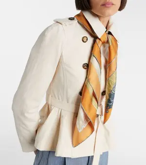Burberry Printed Silk Twill Scarf