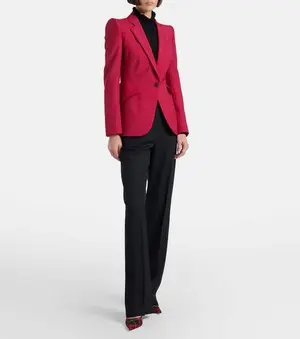Alexander McQueen Wool And Mohair Blazer