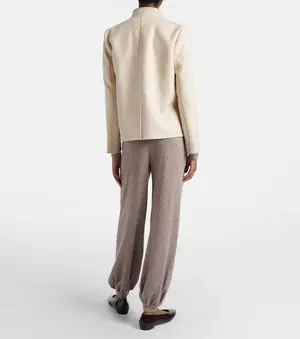 Loro Piana Cashmere And Silk Tapered Pants