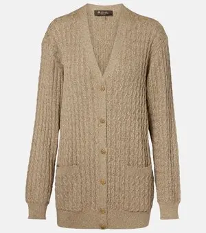 Loro Piana Bihar Cable-knit Cardigan