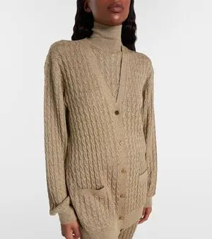 Loro Piana Bihar Cable-knit Cardigan