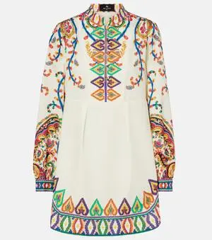 Etro Printed Cotton Minidress - Multicoloured