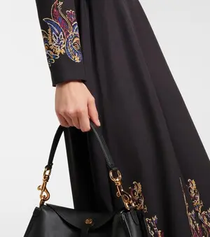 Etro Paisley Maxi Dress - Black