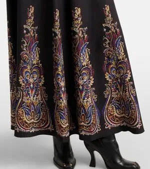 Etro Paisley Maxi Dress - Black