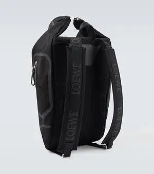 Loewe Flex Canvas And Suede Backpack