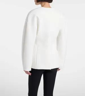 Jacquemus Ovalo Jacket - White