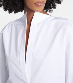 Jacquemus Moisson Cotton Poplin Top - White