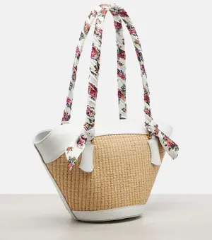 Dolce & Gabbana Capri Medium Raffia Tote Bag - Beige