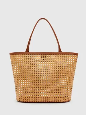 REFORMATION Isabella Tote Rattan