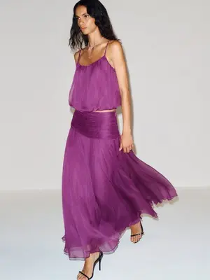 Two Piece Top Set Skirts