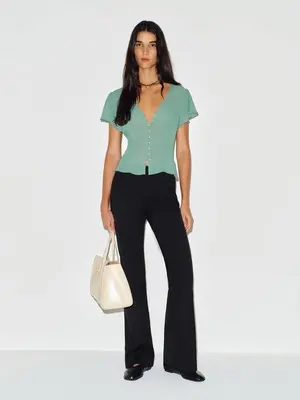 REFORMATION Ramona Top - Blue
