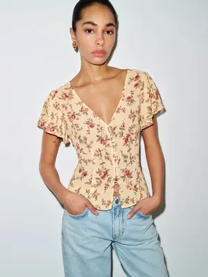REFORMATION Ramona Top