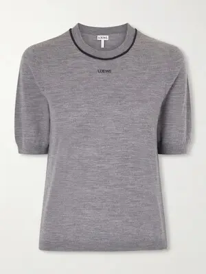 Loewe Piped Wool T-shirt