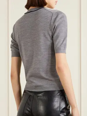 Loewe Piped Wool T-shirt