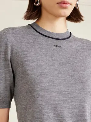 Loewe Piped Wool T-shirt
