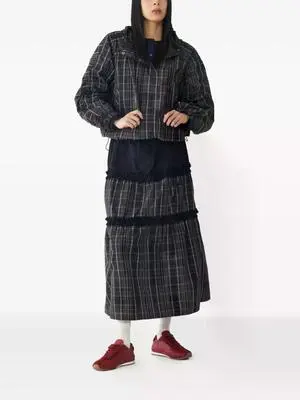 STUDIO TOMBOY Hooded Check Jacket