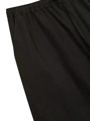 STUDIO TOMBOY Drawstring Cotton Trousers - Black