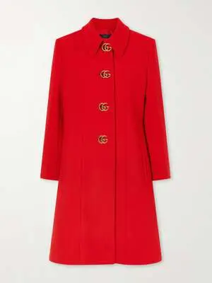 Gucci Wool Coat - Red