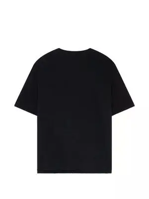 Alanui Fringed Embroidered T-shirt - Blue