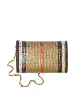 Burberry Highlands Check Chain Wallet
