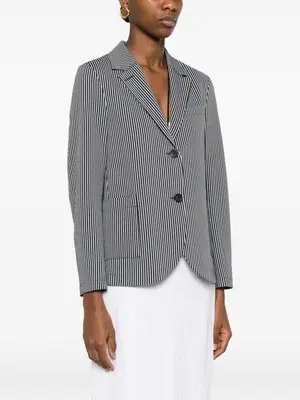 Harris Wharf London Cotton-blend Striped Blazer