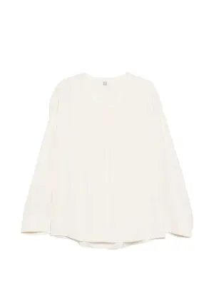 TOTEME V-necked Blouse - White