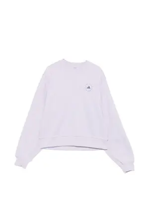 Adidas By Stella McCartney Cotton Crewneck Sweatshirt - Purple