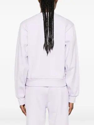 Adidas By Stella McCartney Cotton Crewneck Sweatshirt - Purple