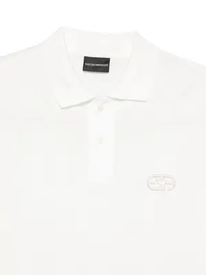 Emporio Armani Logo Cotton Polo Shirt