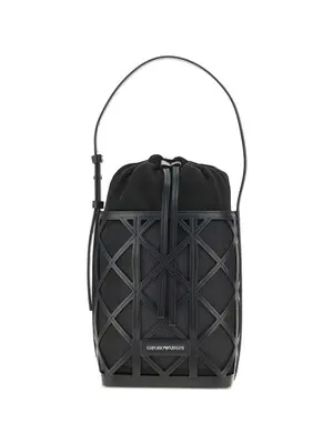 EMPORIO ARMANI Leather Bucket Bag