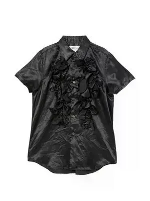 Comme Des Garçons Floral Shirt - Black
