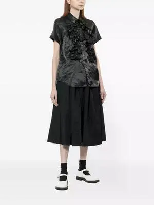 Comme Des Garçons Floral Detail Shirt