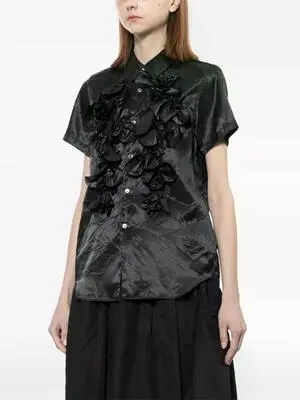 Comme Des Garçons Floral Detail Shirt