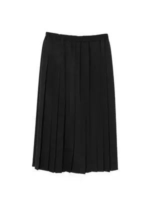 Junya Watanabe Pleated Skirt - Black