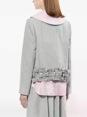 Comme Des Garçons Bow-design Ruffled Jacket